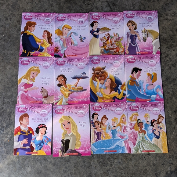 Disney | Other | Disney Princess Phonics Sight Words Box Set Books ...